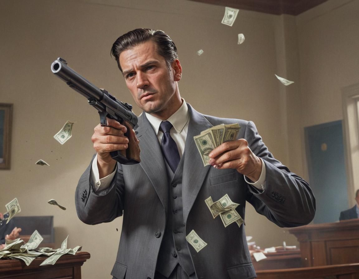 Lawyers, Guns and Money - AI Generated Artwork - NightCafe Creator