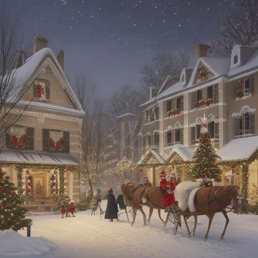 Traditional Noël - AI Generated Artwork - NightCafe Creator