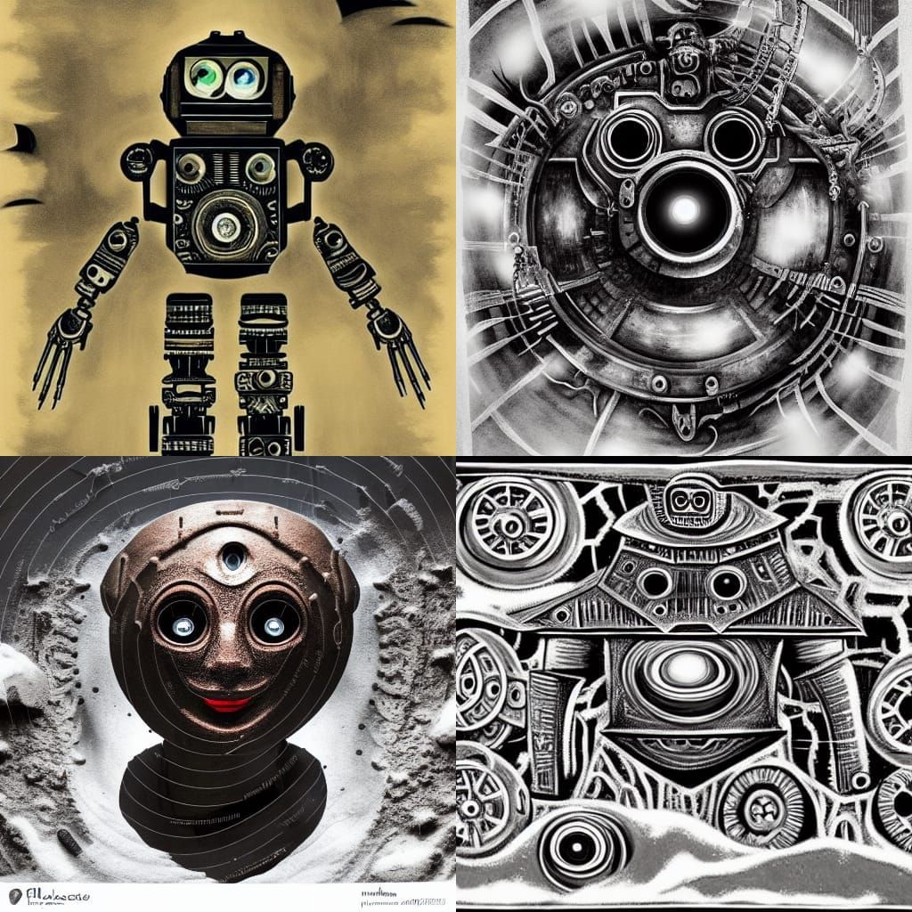 Robotic, He watches, Hunter of the shadows is rising, Immortal. - AI ...