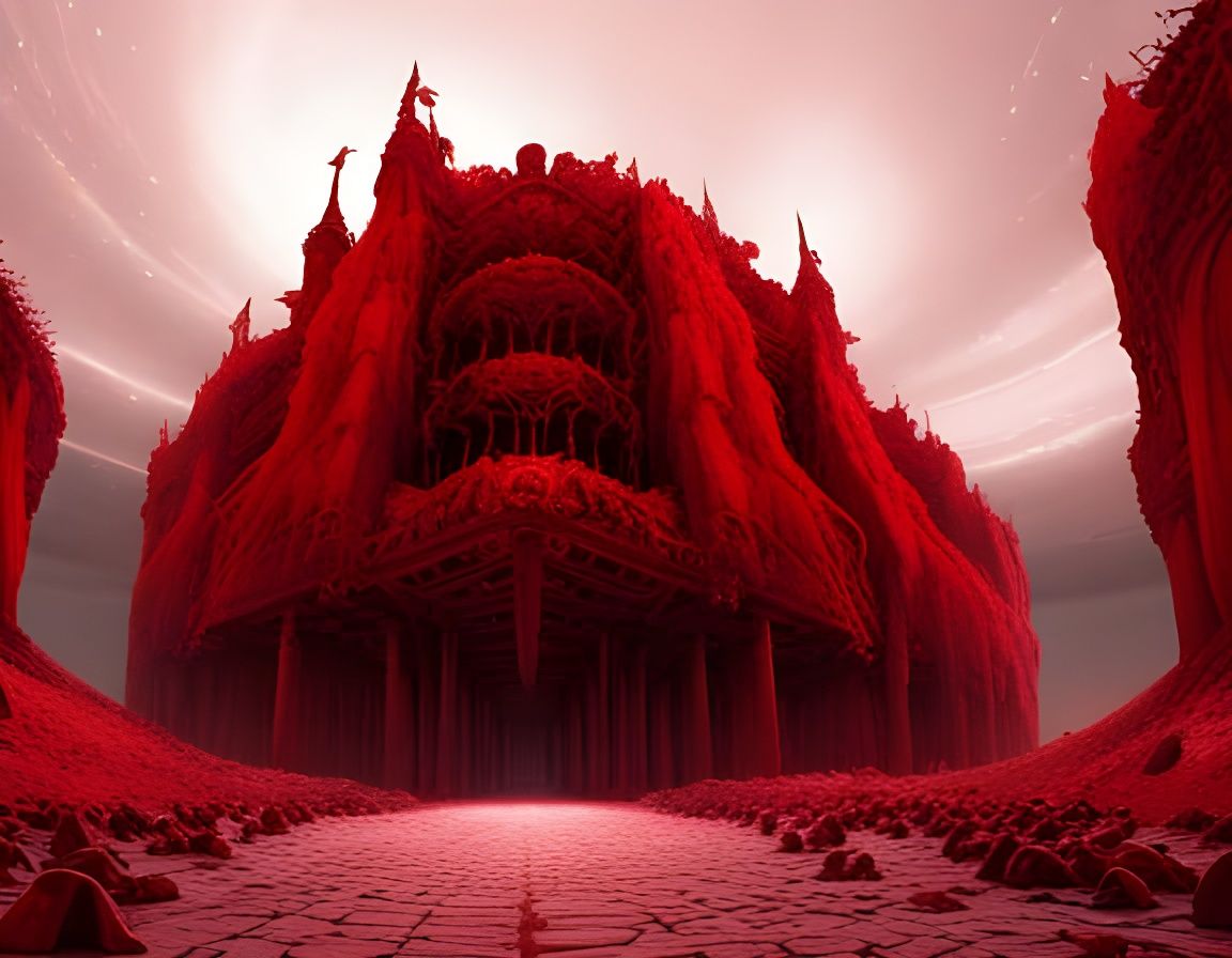 RED PALACE - AI Generated Artwork - NightCafe Creator