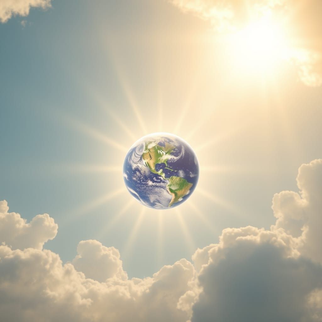 Orb of Earth - Divine Soft Focus Orb of Heavenly Sunshine