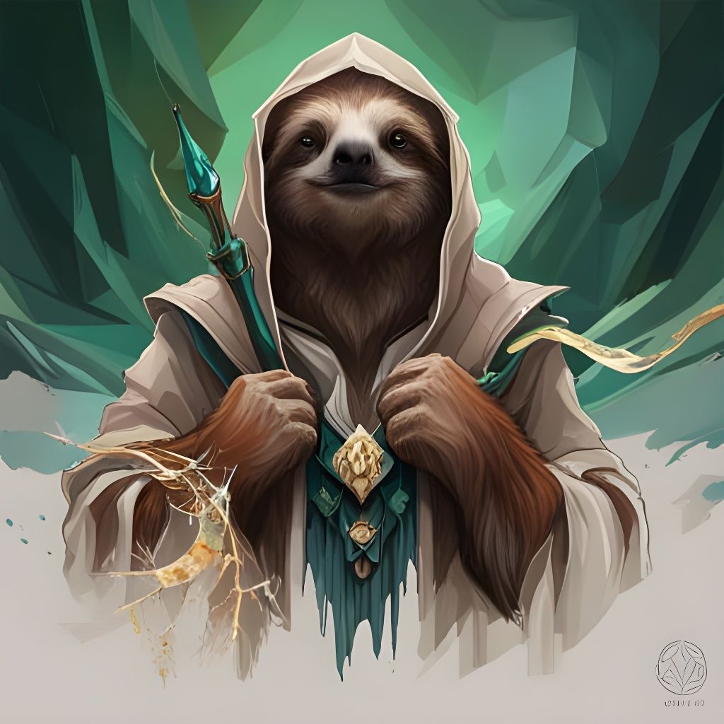 A Wizard can be Lazy too ... - AI Generated Artwork - NightCafe Creator