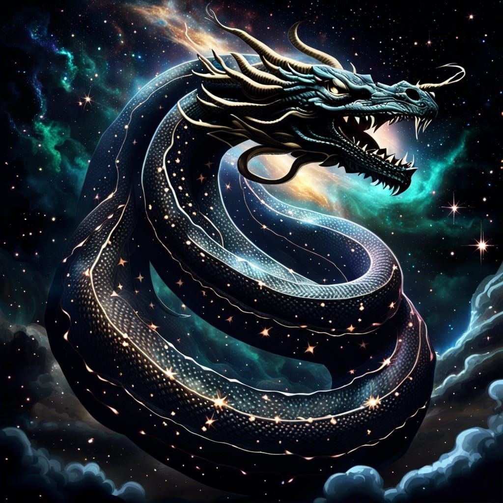 Multiverse Serpent - AI Generated Artwork - NightCafe Creator