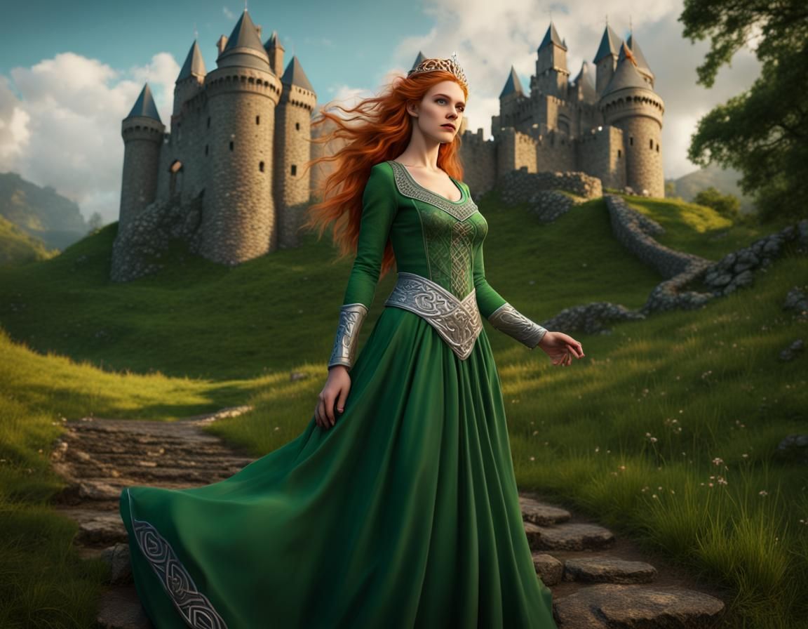 Celtic princess - AI Generated Artwork - NightCafe Creator
