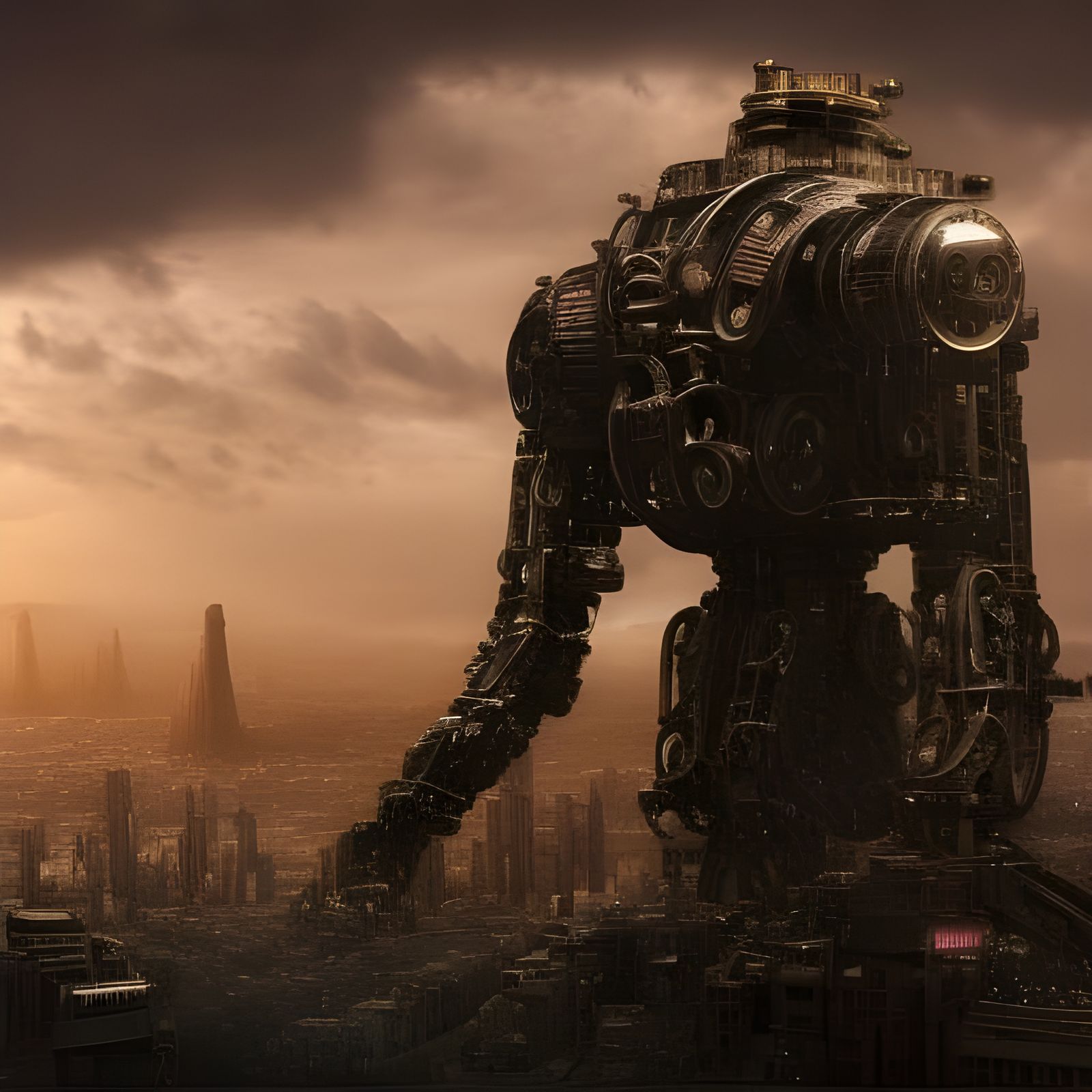 The symbolic relationship between man and machine 1 - AI Generated ...