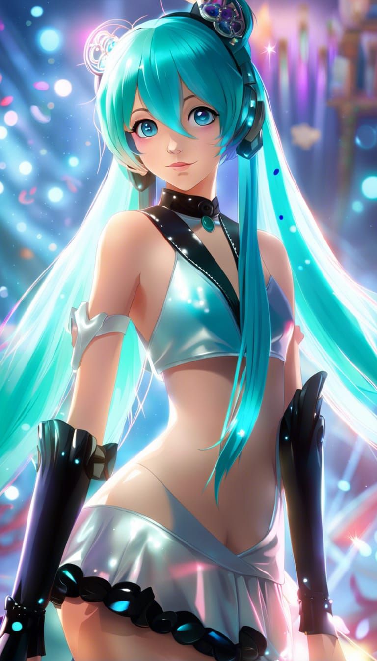 Hatsune Miku 195 - AI Generated Artwork - NightCafe Creator