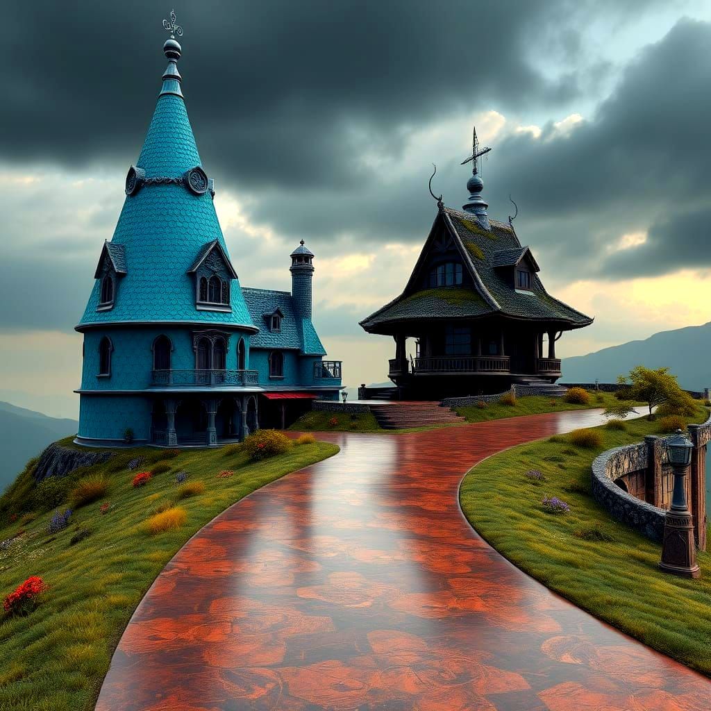 Mathias House - Fantastical, Detailed, 8K Matte Painting of ...