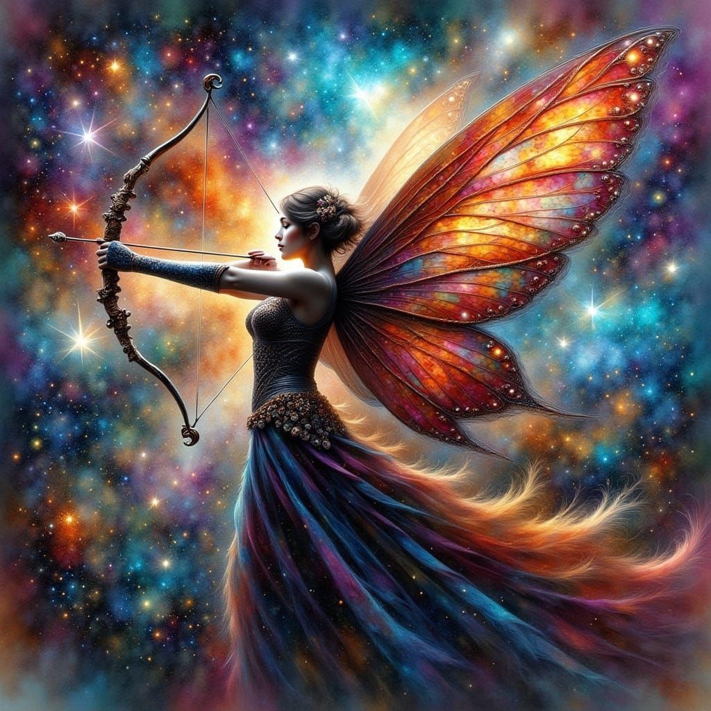 Sagittarius Archer Fairy of the Cosmos