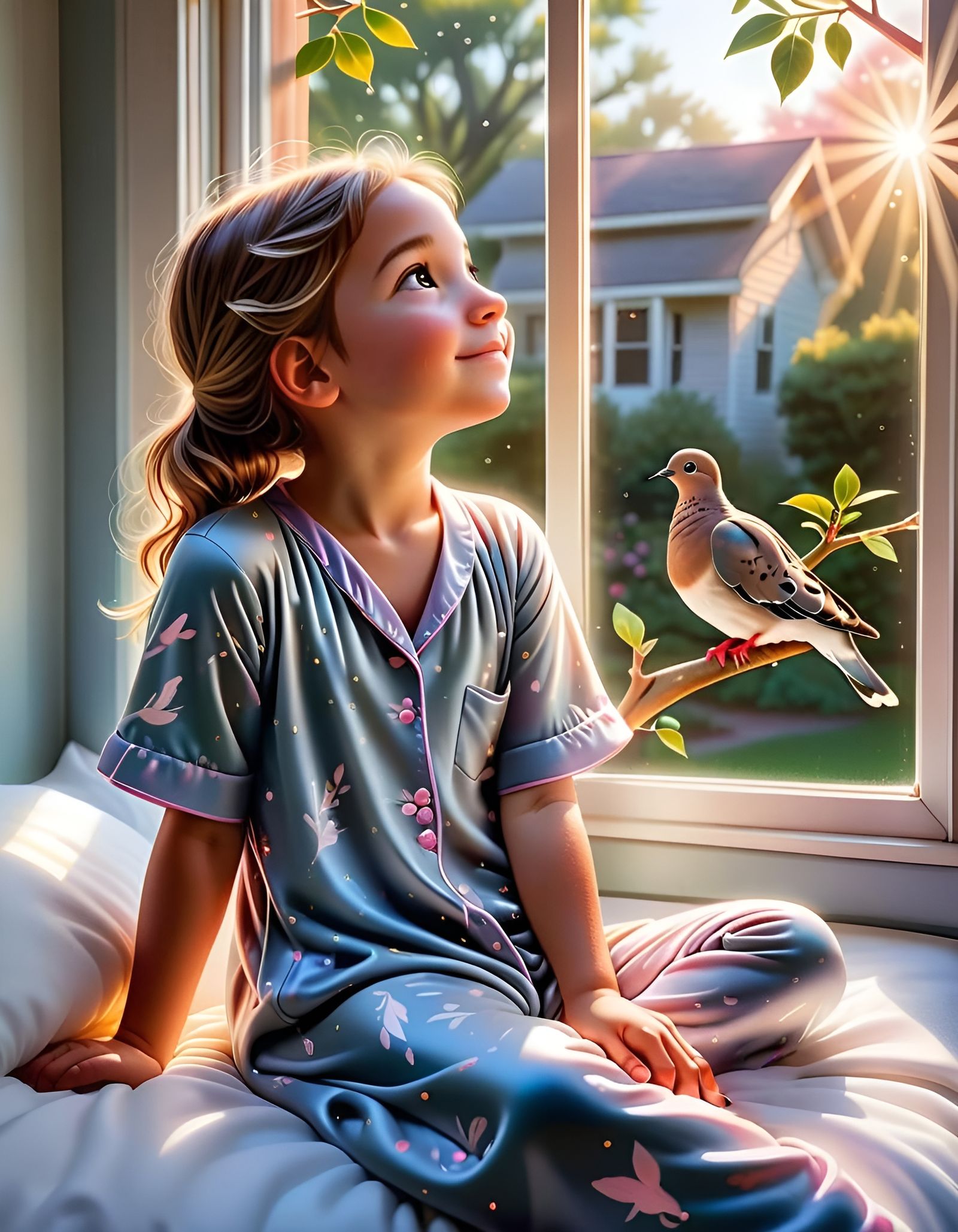 Good "Mourning" Coo-Ah Coo-Coo-Coo - AI Generated Artwork - NightCafe Creator