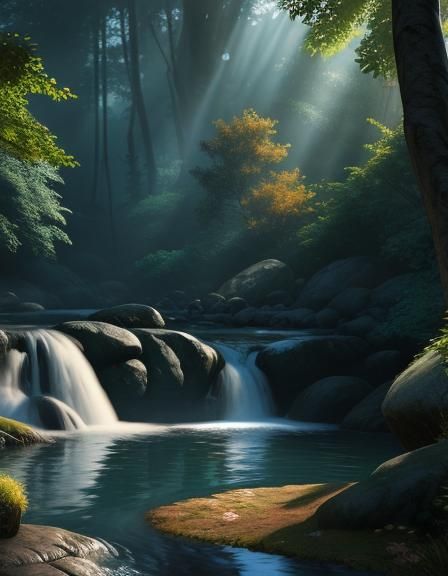 Tranquil and calm. Enjoy it! - AI Generated Artwork - NightCafe Creator