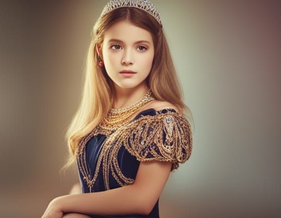 Little princess - AI Generated Artwork - NightCafe Creator