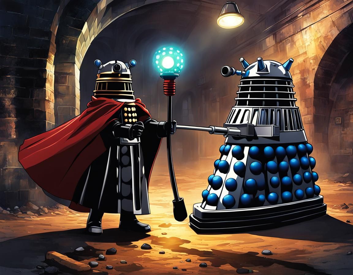 Sewer Daleks From Dimension 9 - AI Generated Artwork - NightCafe Creator