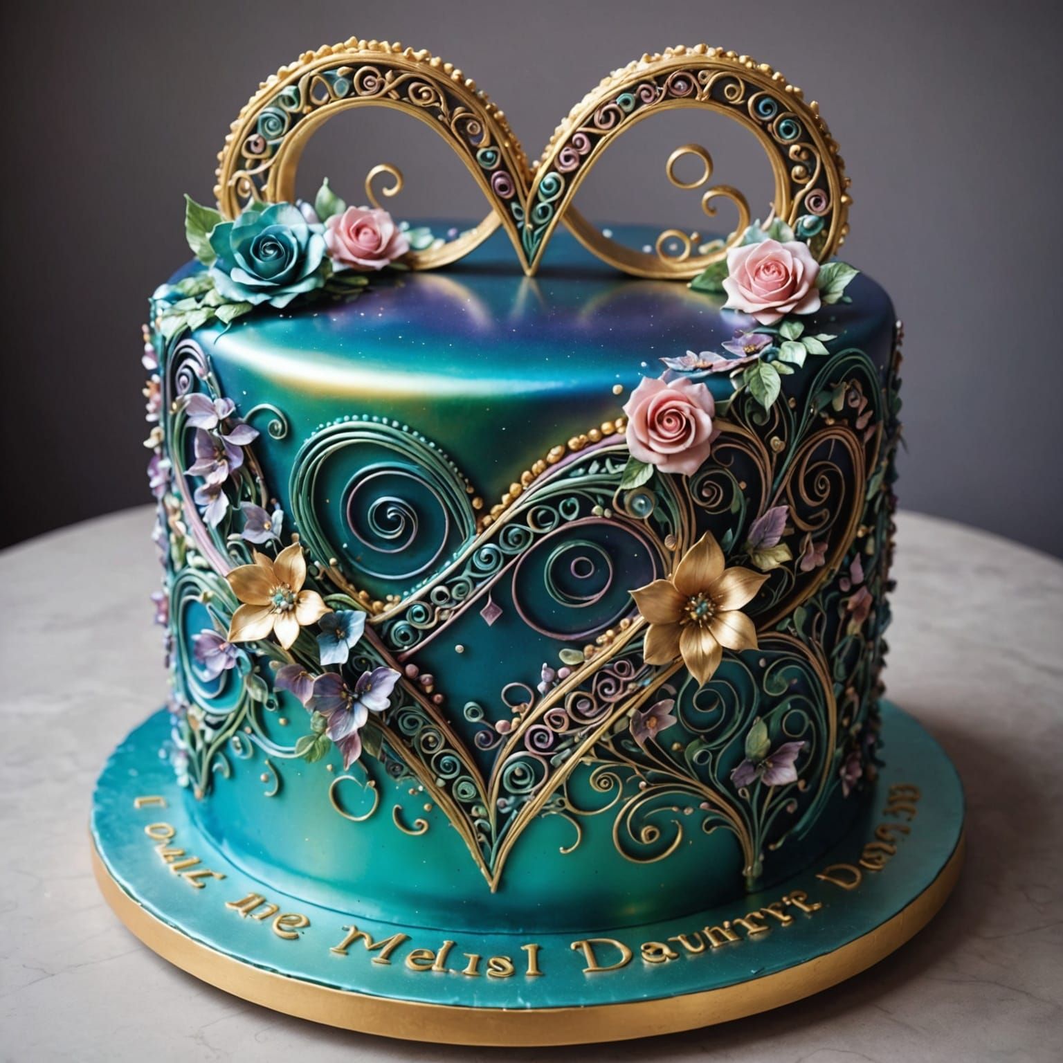 A Sunday cake! - Surreal Valentine's Day Cake with Infinity ...