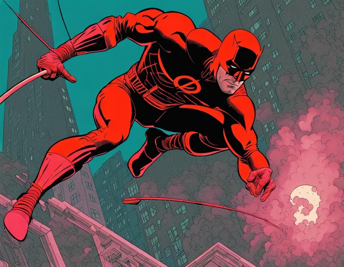 Todd McFarlane draws Daredevil in a 70s style art, Vintage ...