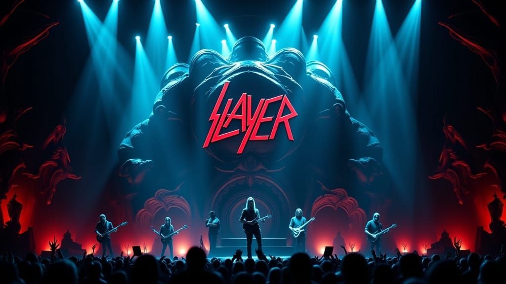 Gothic Thrash Metal Apocalypse in a Dystopian Worl... - AI Art