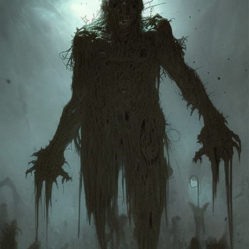 Dark Blood Monster - AI Generated Artwork - NightCafe Creator