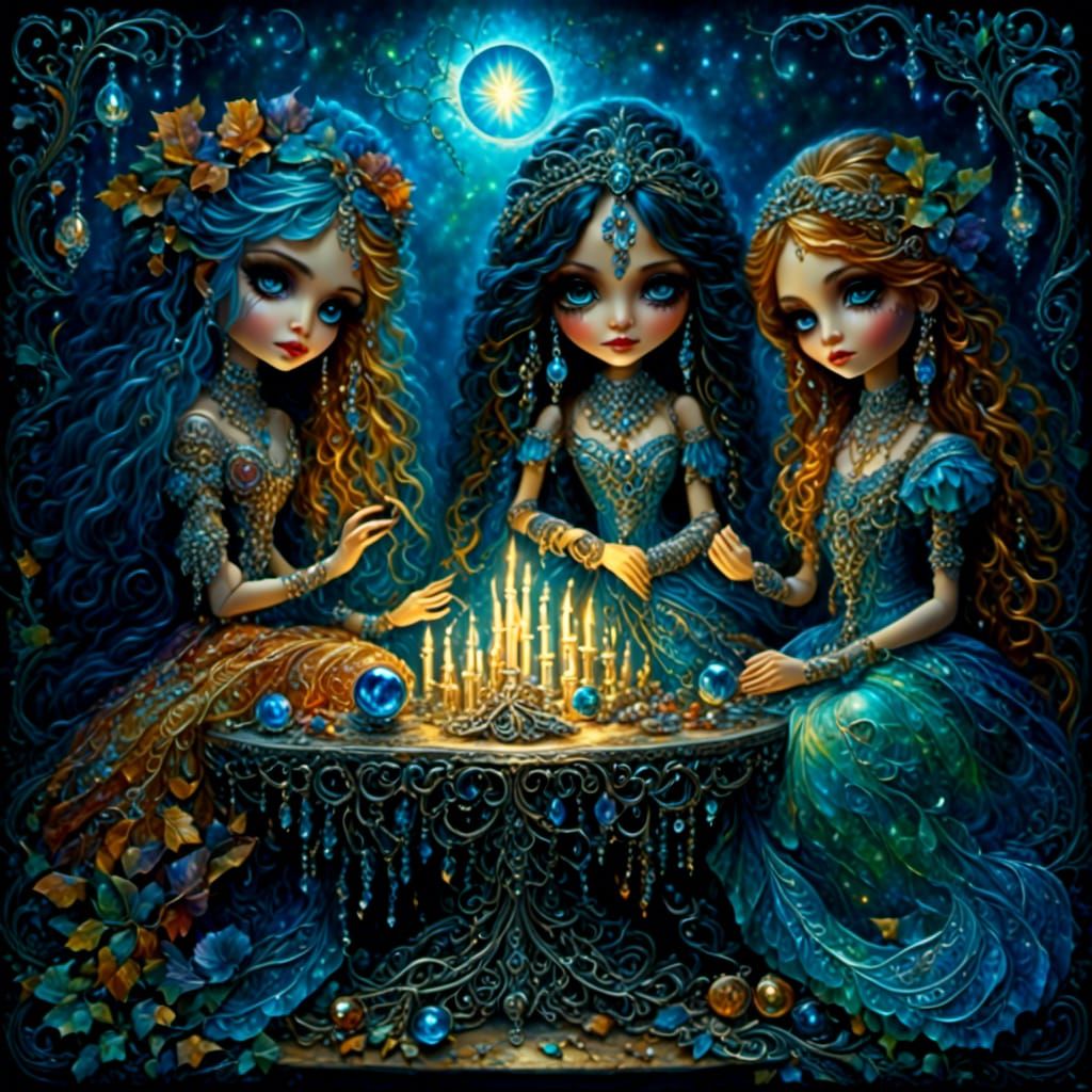 Mystical Friends - AI Generated Artwork - NightCafe Creator