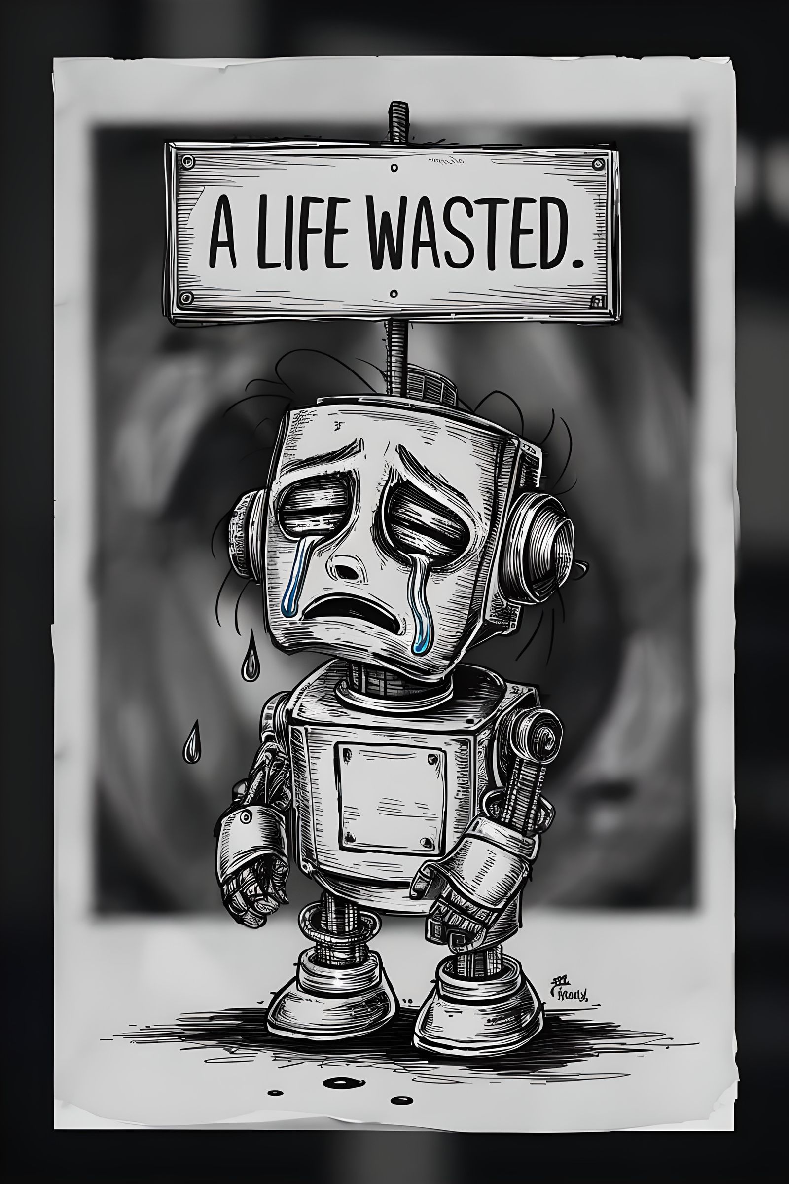 A Life Wasted - AI Generated Artwork - NightCafe Creator