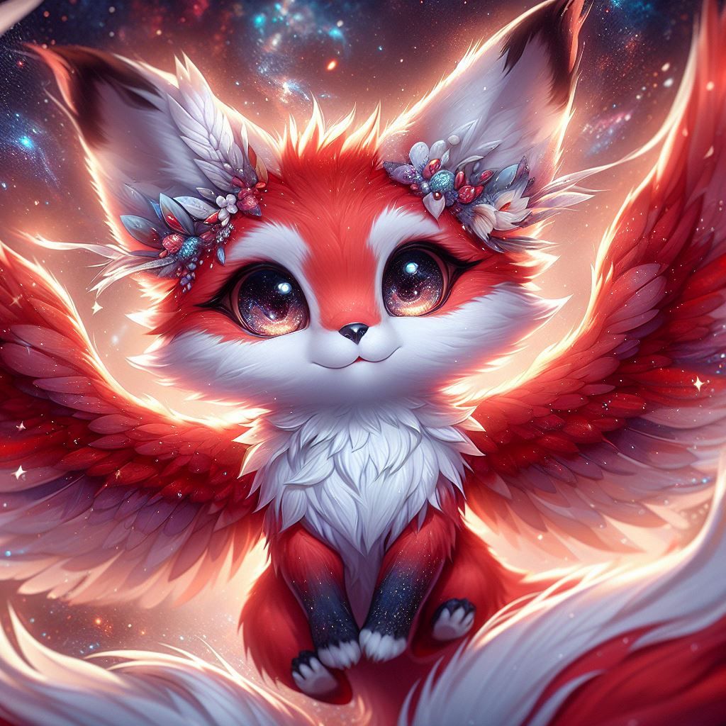 Phoenix Fox Eyes - AI Generated Artwork - NightCafe Creator