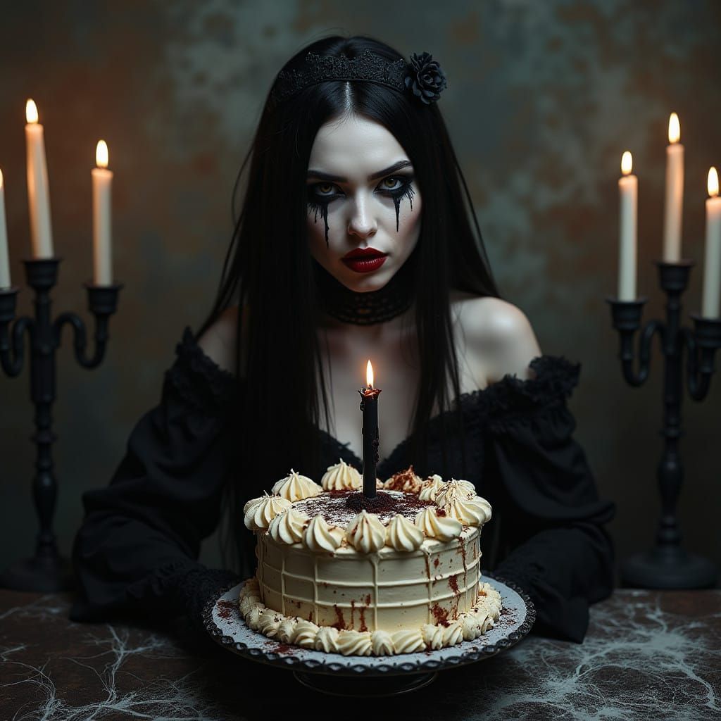 Happy Gothic Birthday... - Gothic Goddess Celebrates Birthda...