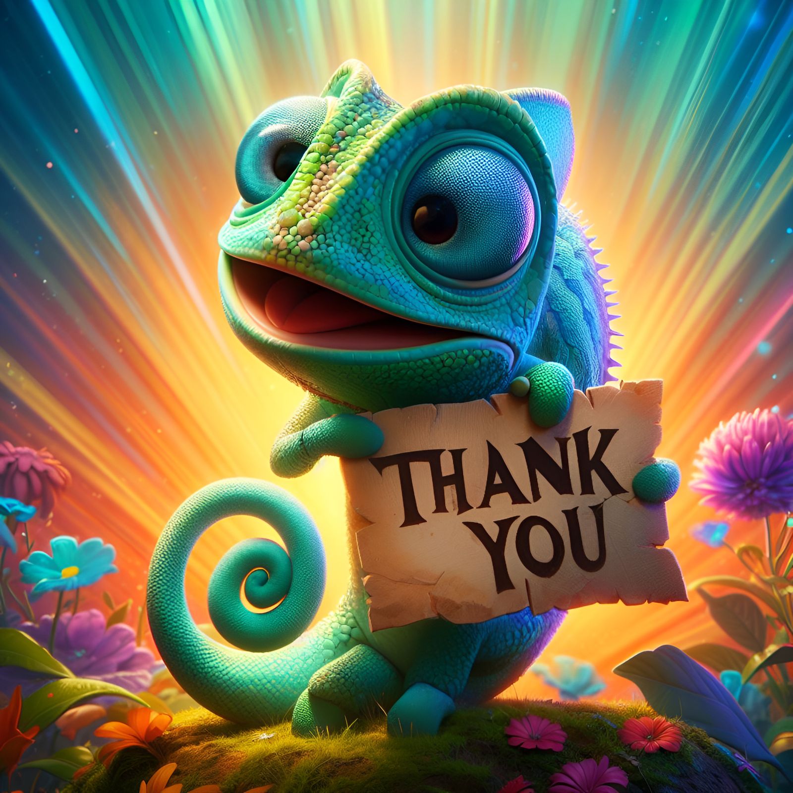 Pascal says thank you! - AI Generated Artwork - NightCafe Creator