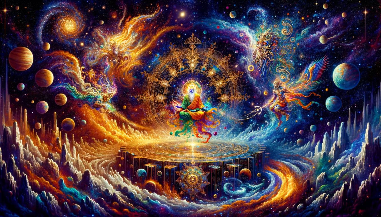 The god of Life and Creation does battle with the Demon Lord of Chaos ...