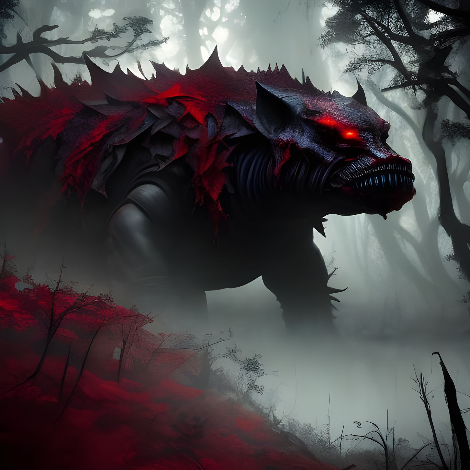 Ethereal Demon Unveils the Dark Forest of Dreams i... - AI Art