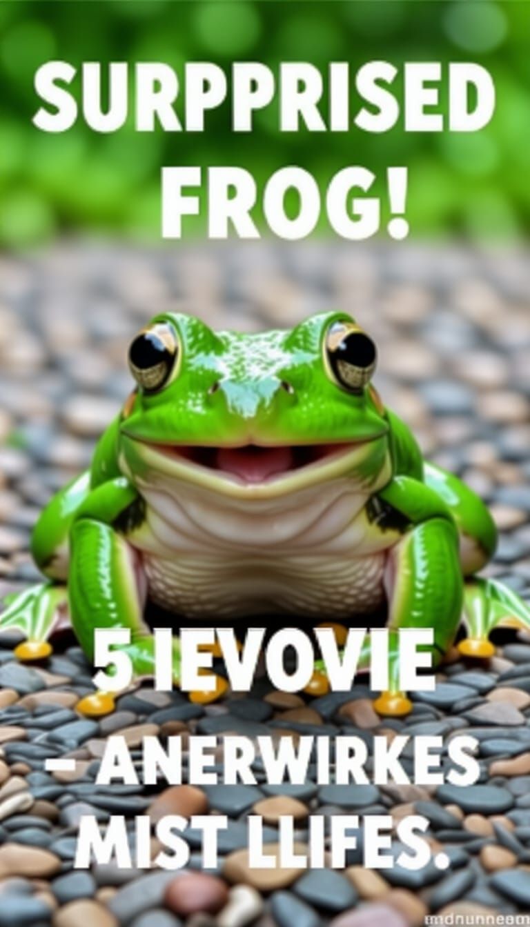 Surprised Frog - Surprised Frog Digital Rendering