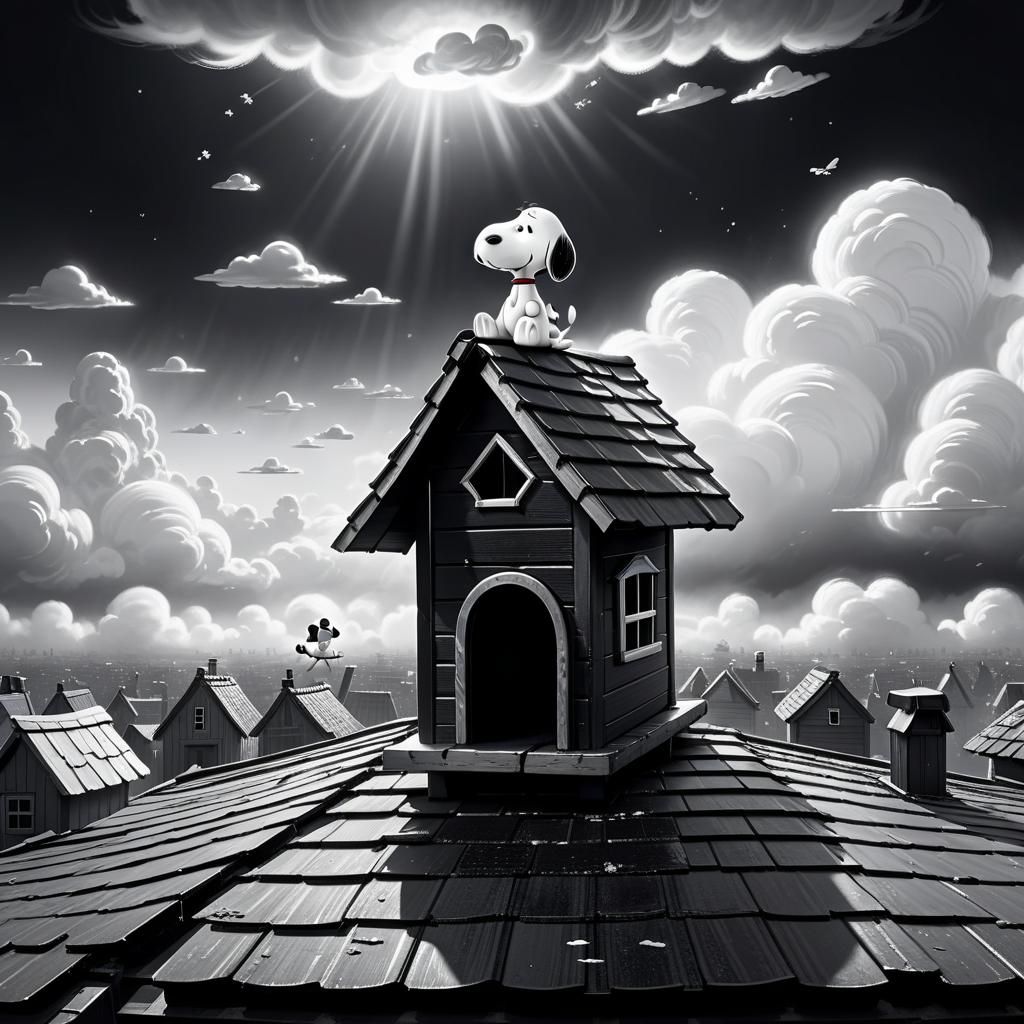 I love Snoopy - AI Generated Artwork - NightCafe Creator