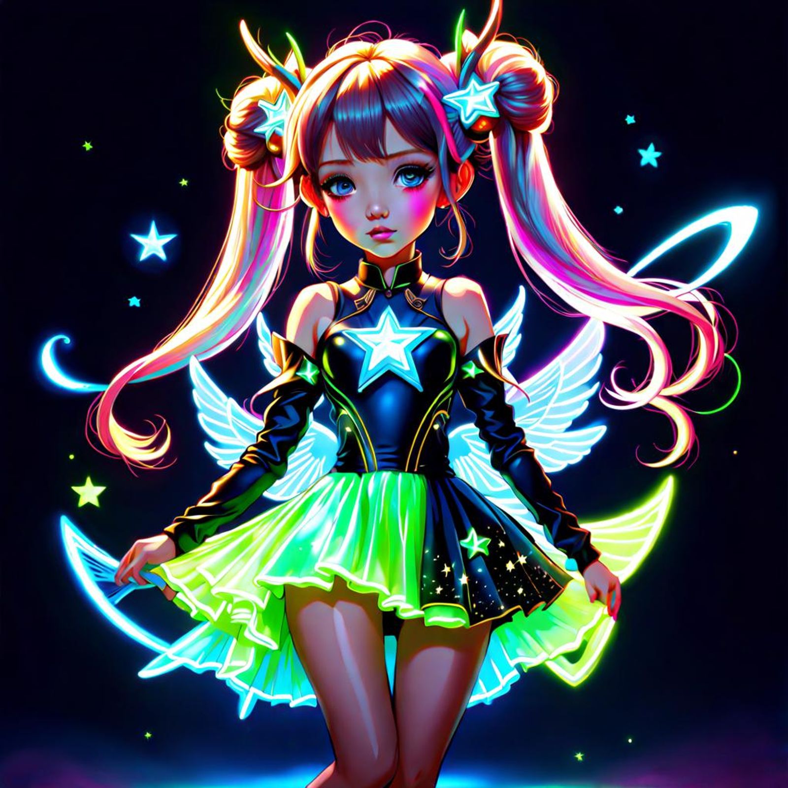 Stargirl - AI Generated Artwork - NightCafe Creator