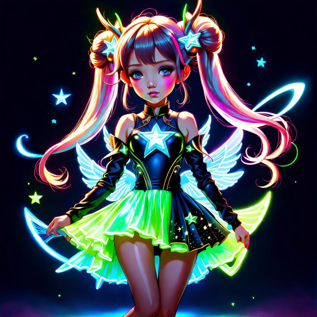 Stargirl - AI Generated Artwork - NightCafe Creator