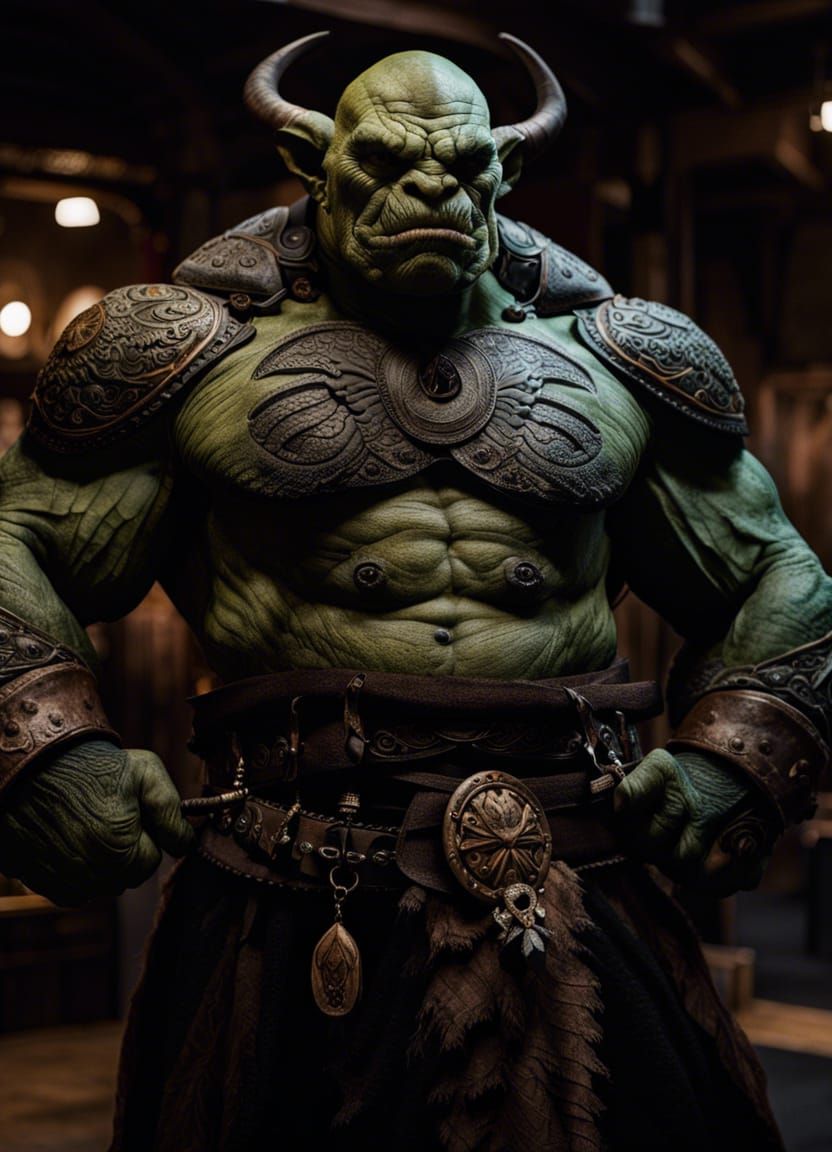 full-bodied orc - AI Generated Artwork - NightCafe Creator