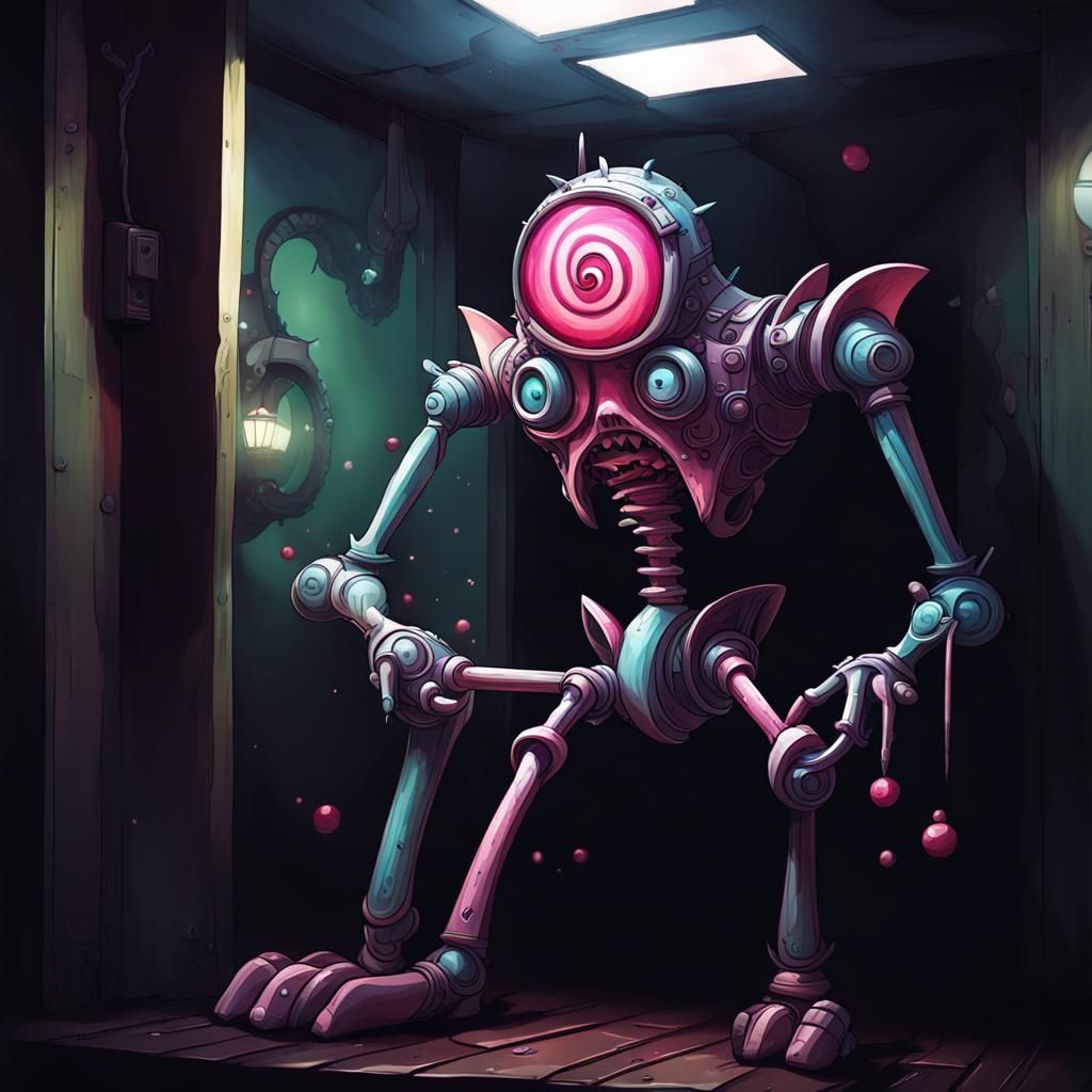 Soulless, mechanical abomination. Dehumanizing fusion. Synthetic fiend ...