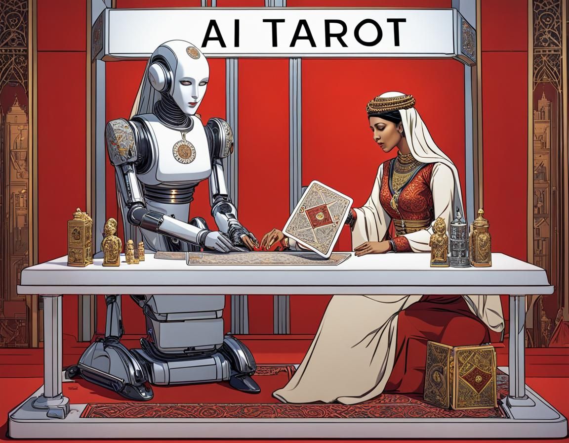 Tarot machine learning - AI Generated Artwork - NightCafe Creator