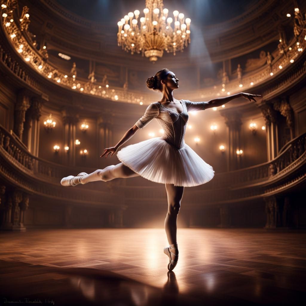 Ballerina - AI Generated Artwork - NightCafe Creator