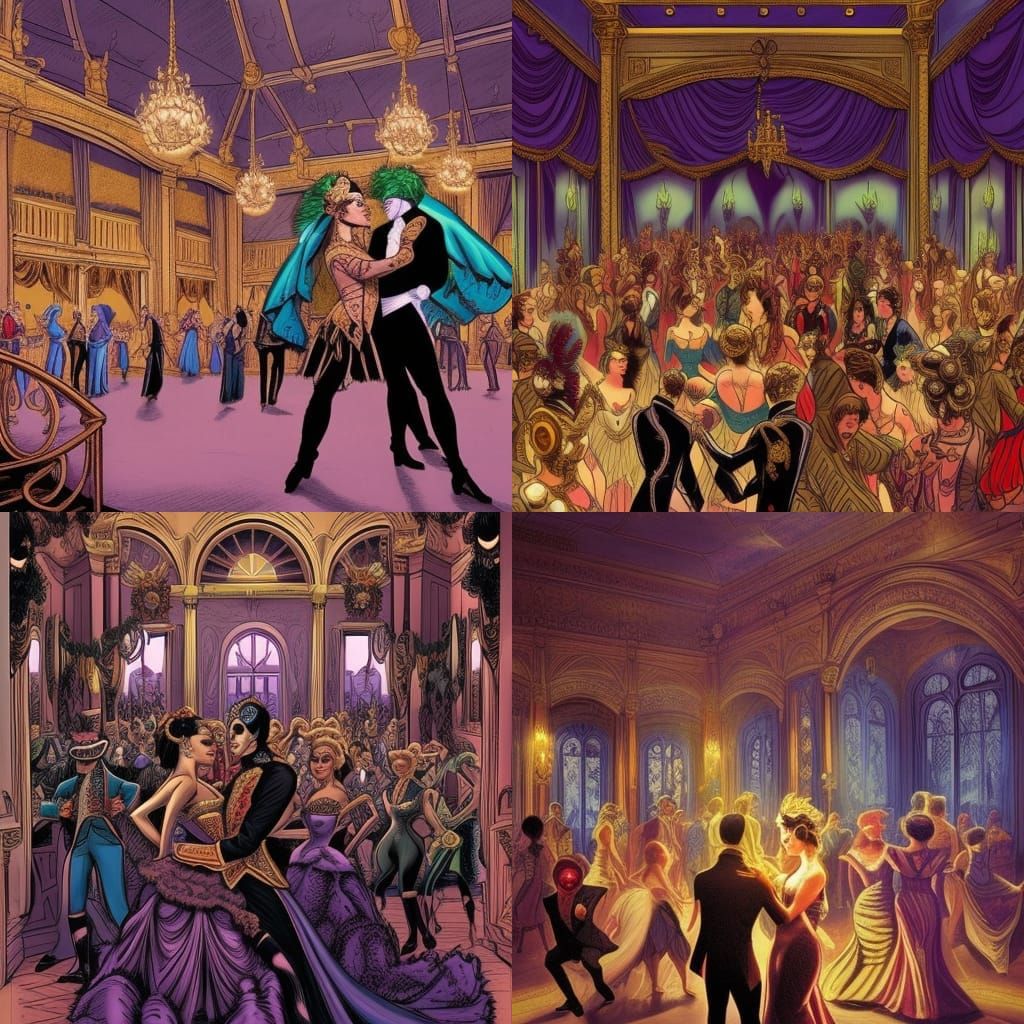 Ballroom dance : r/nightcafe