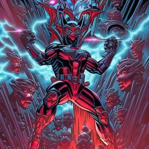 The Supervillain reveals himself - AI Generated Artwork - NightCafe Creator