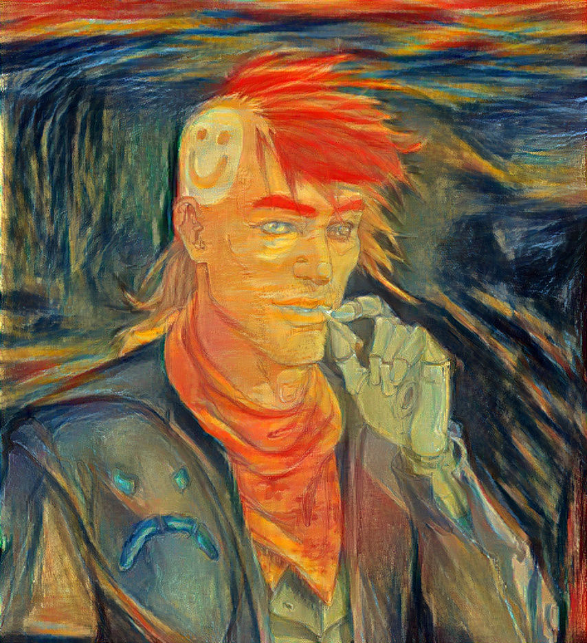 Randy Random by Edvard Munch - AI Generated Artwork - NightCafe Creator