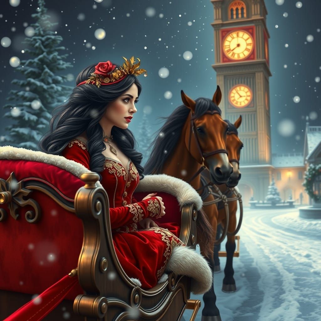 Victorian sleigh ride - Victorian sleigh ride
