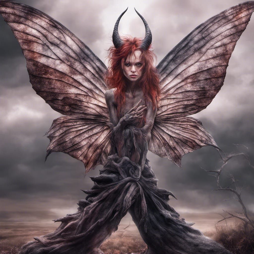 Cursed Enchantment The Demonic Fairy - AI Generated Artwork - NightCafe ...