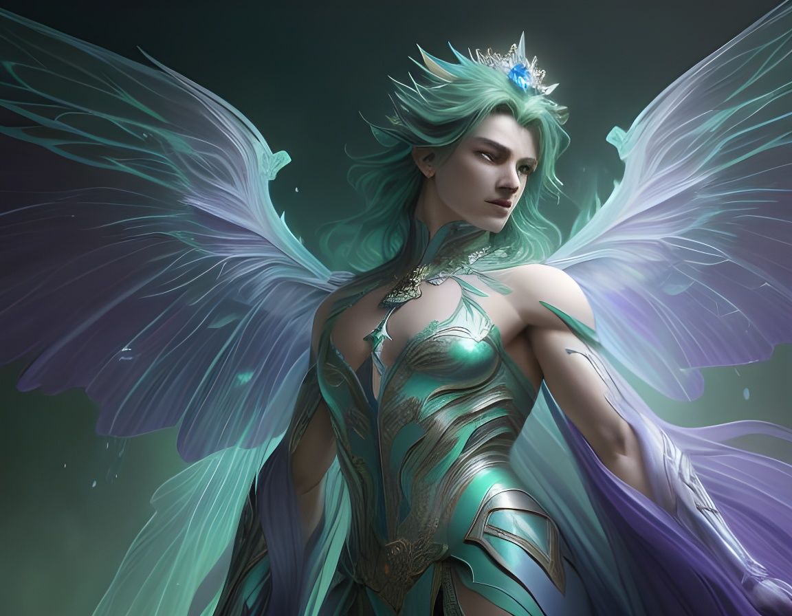 non-binary fairy noble - AI Generated Artwork - NightCafe Creator