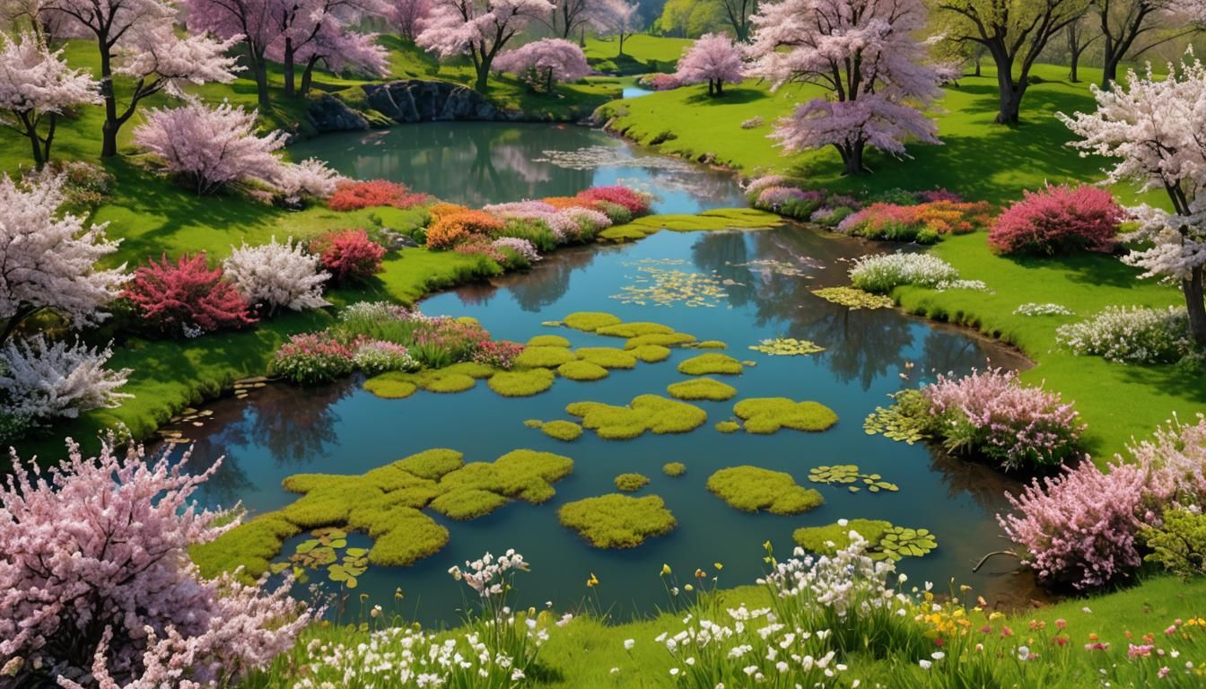 Enjoy Spring time - AI Generated Artwork - NightCafe Creator