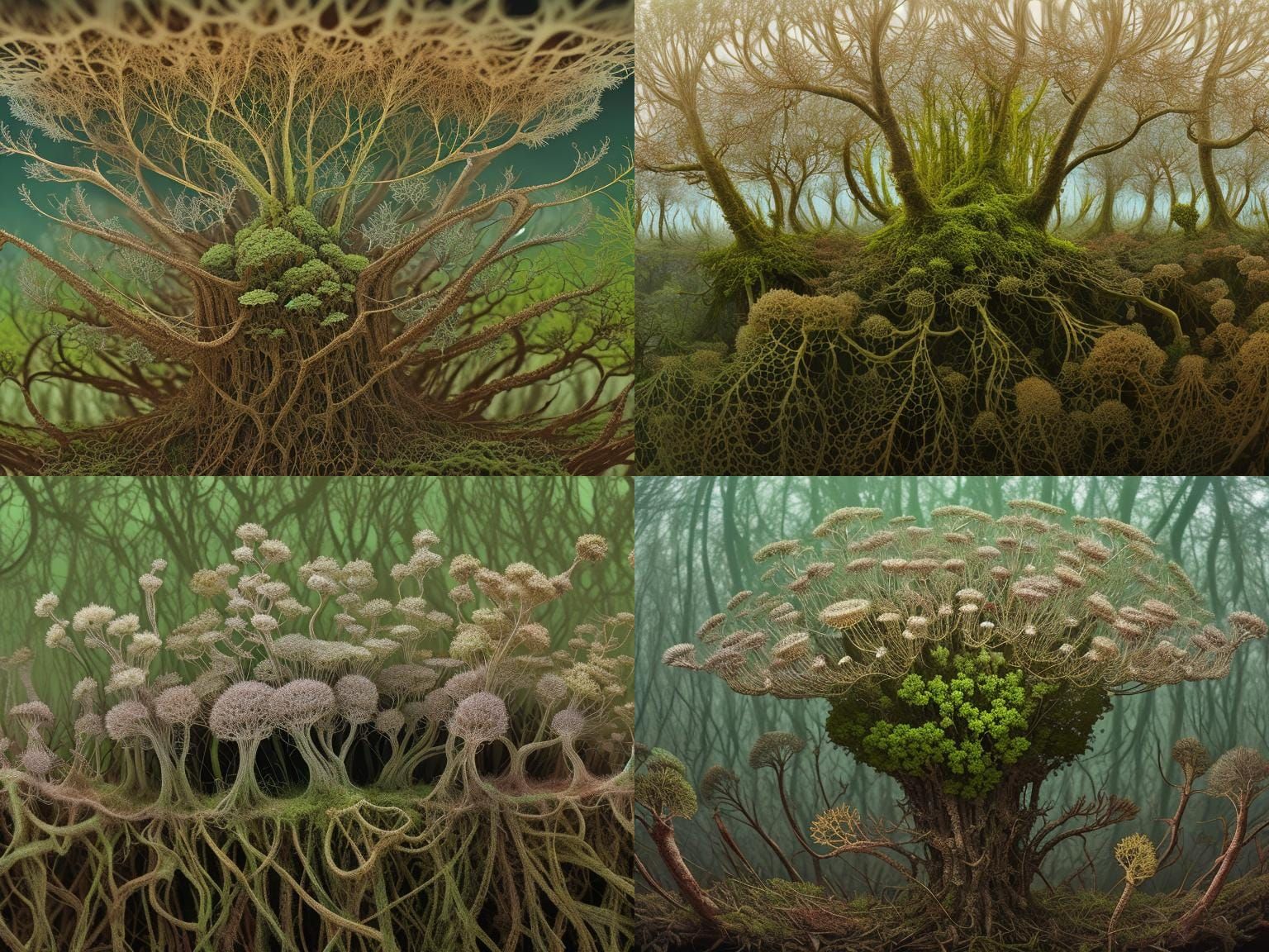 mold forest - AI Generated Artwork - NightCafe Creator