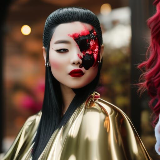 bloodyirridescent splash - AI Generated Artwork - NightCafe Creator