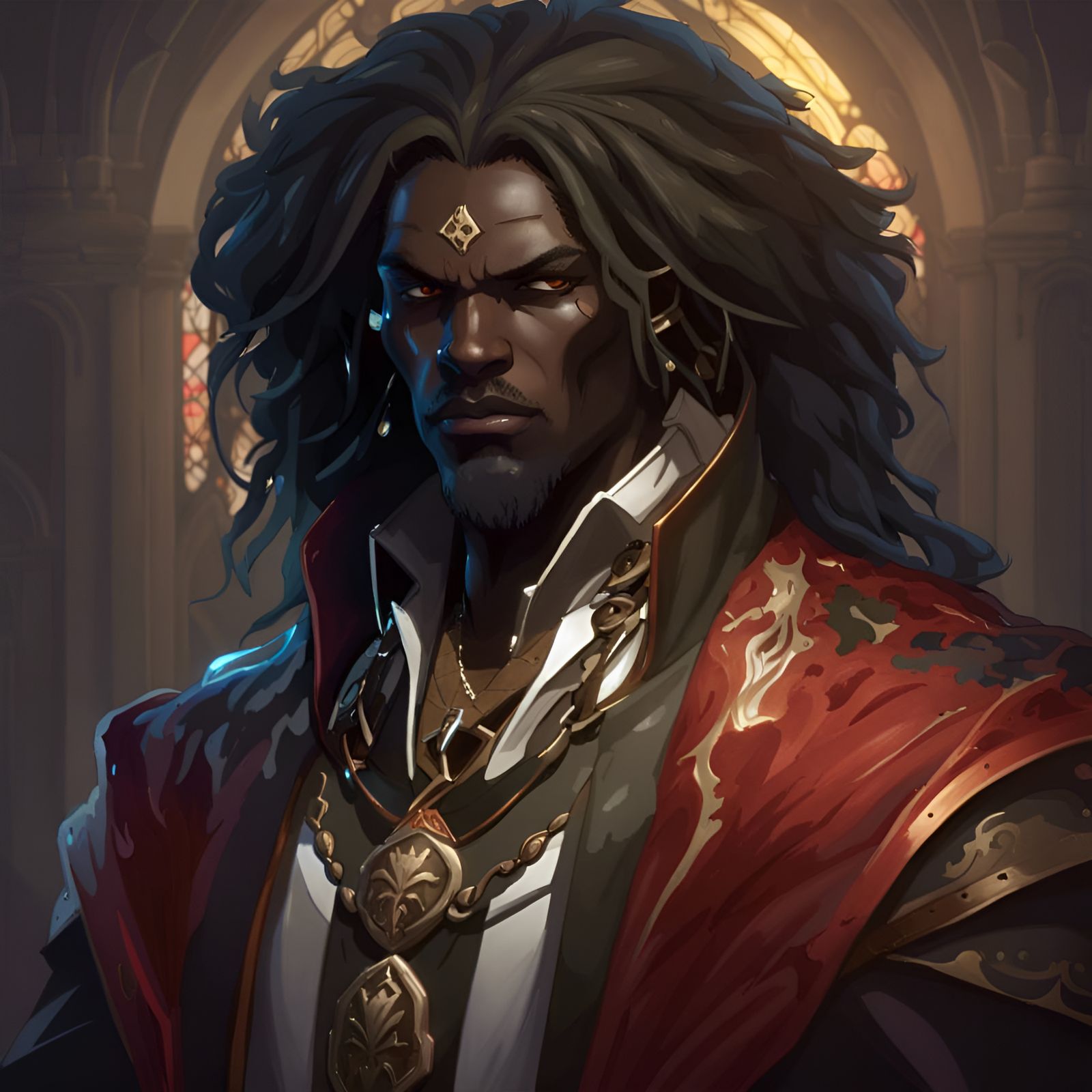 Necromancer Isaac from castlevania Jamaican. - AI Generated Artwork ...