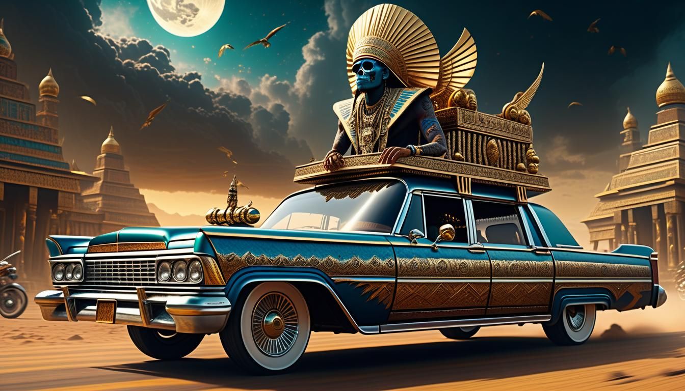 Gangsta Pharao - AI Generated Artwork - NightCafe Creator