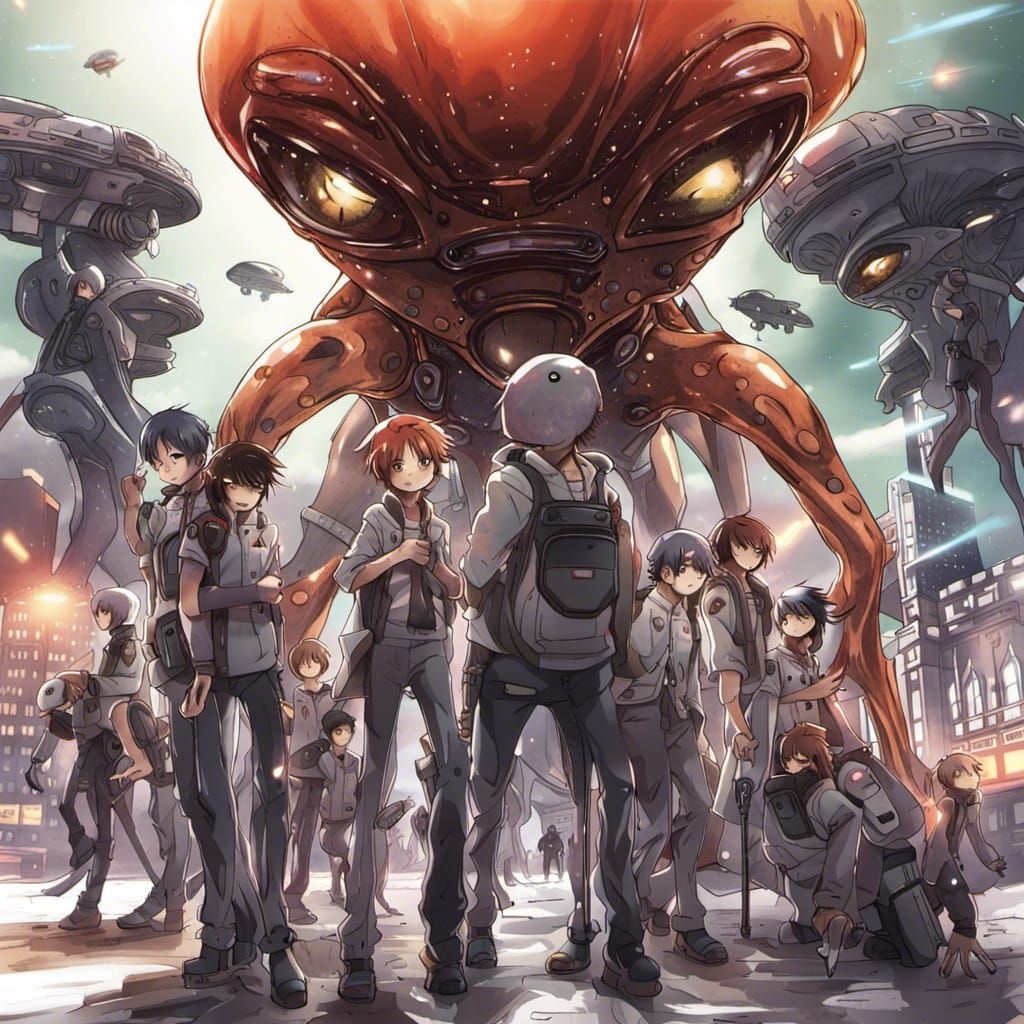 Alien invasion - AI Generated Artwork - NightCafe Creator