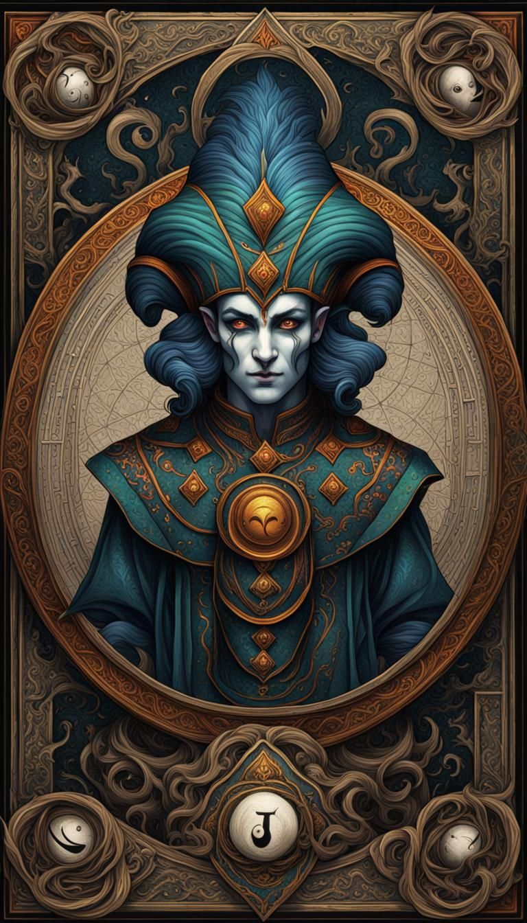 The Jester Tarot Card - AI Generated Artwork - NightCafe Creator