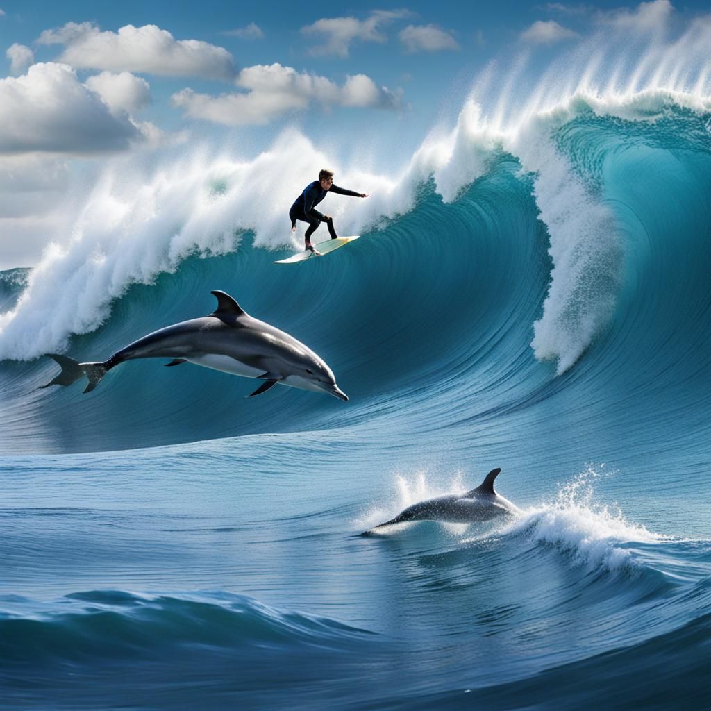 Ocean Waves - AI Generated Artwork - NightCafe Creator