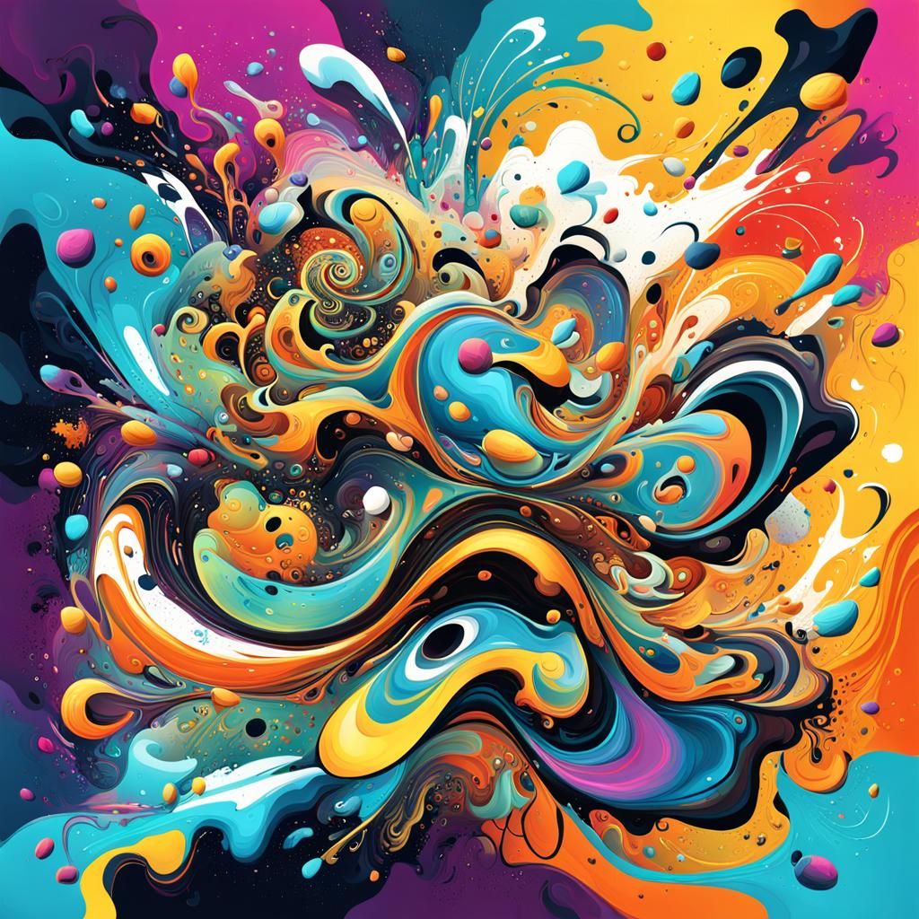 Abstract - AI Generated Artwork - NightCafe Creator